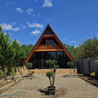 کلبه سوئیسی دوبلکس رویایی ،2 خوابه در فومن - اتاقک